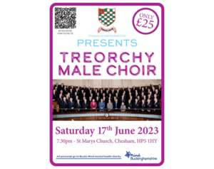 Treorchy Male Choir Event - Bucks Mind
